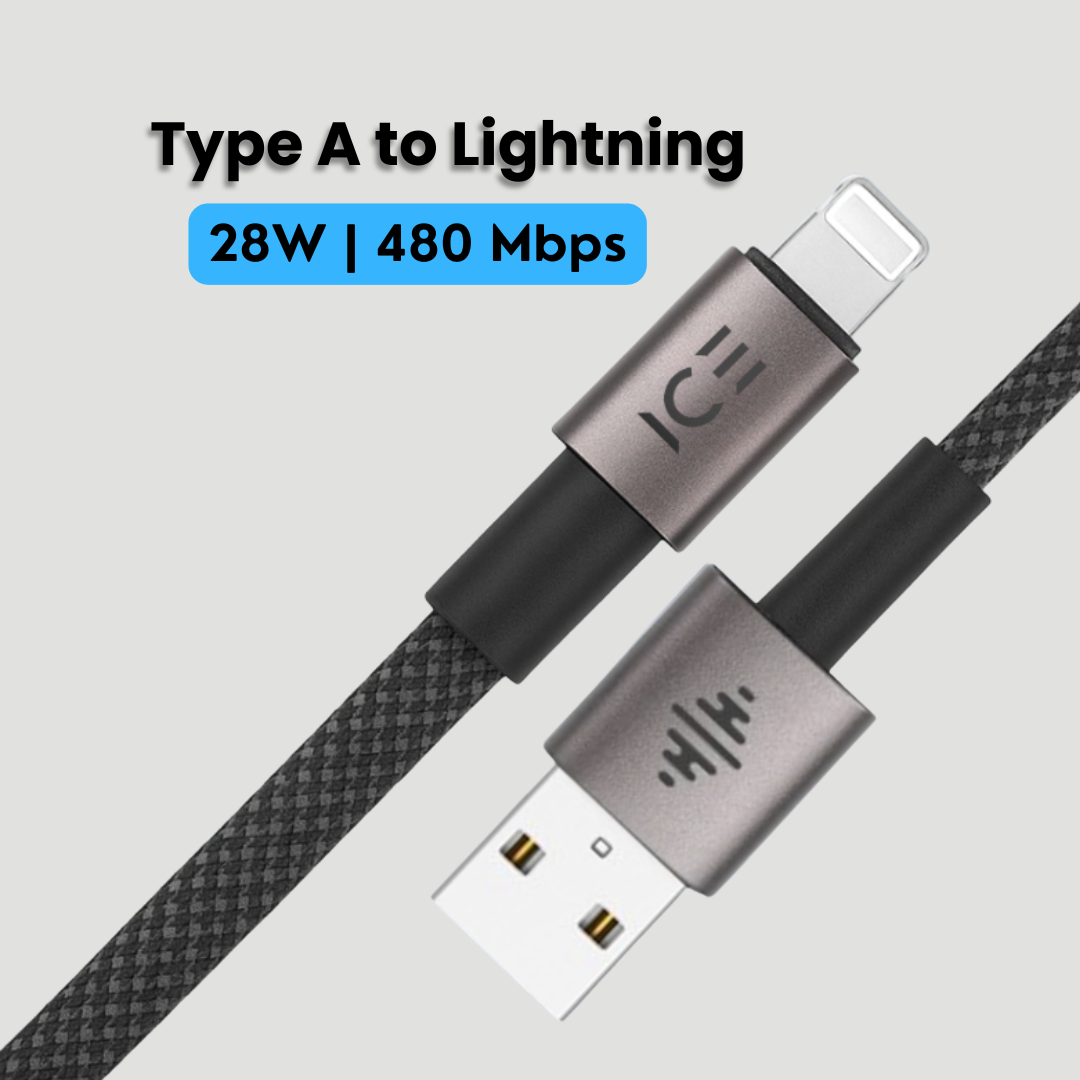 ICE Type A to Lightning Black